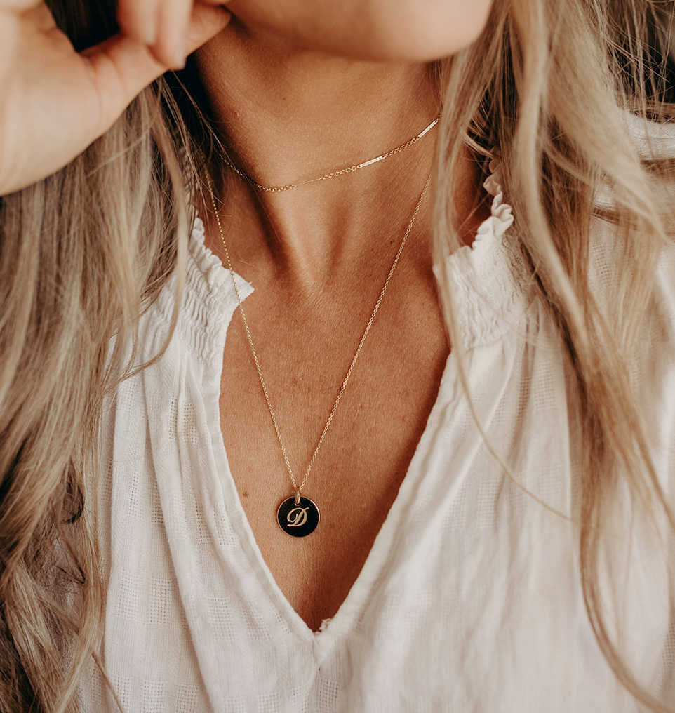 Cable and Bar Choker | Tiny Tags