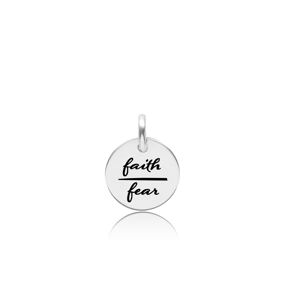 Faith Over Fear Circle | Tiny Tags | Tiny Tags